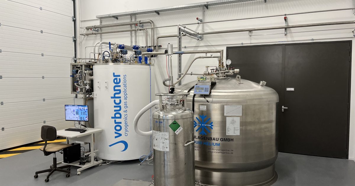 Helium Liquefication Plant VL100 & Recovery | Vorbuchner GmbH